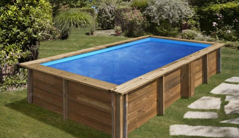 Piscine Seminterrate in Legno
